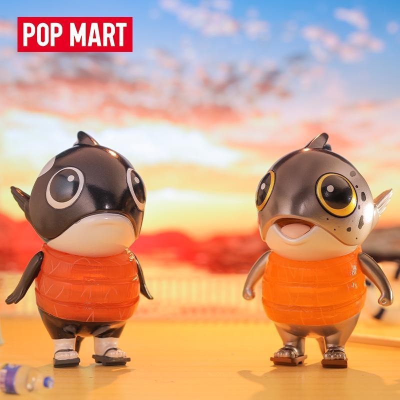 P POPMART POPMART ปลาอ้วนเล็ก World Fish Series Mystery Box อินเทรนด์ ...