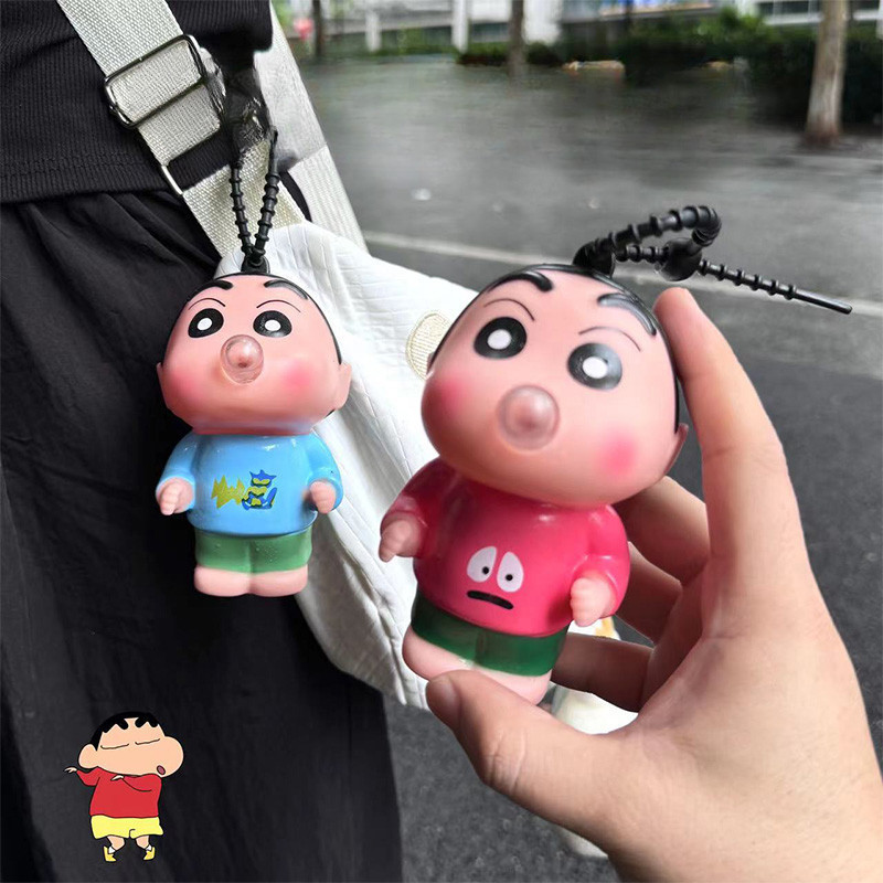 การ์ตูนสร้างสรรค์ Crayon Shin-chan Blowing Bubble Release Decompression ...