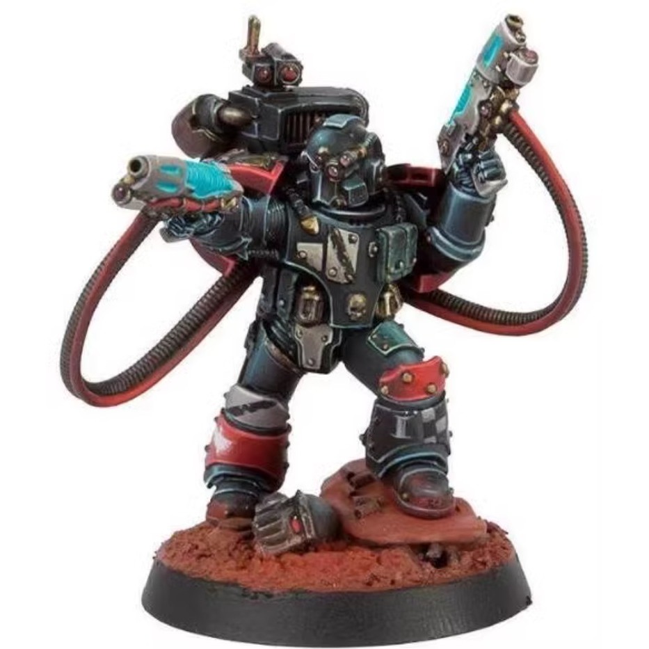 Legion Moritat with Plasma Pistols Unpainted Resin model Microscopic ...