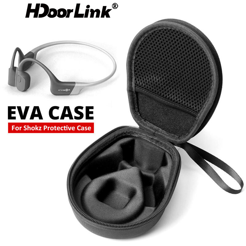 Hdoorlink EVA Bone Conduction หูฟัง Hard Shell หูฟังบลูทูธไร้สายสําหรับ ...