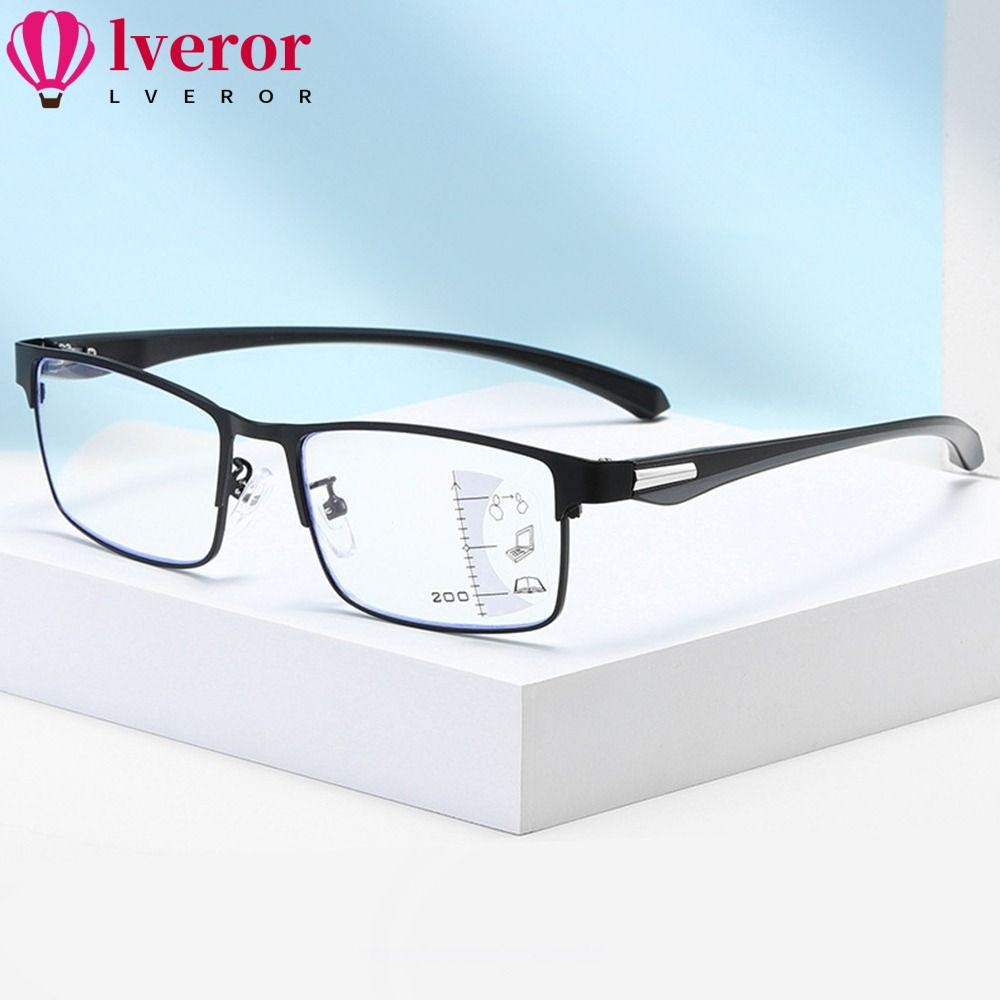 แว่นตาทรงสี่เหลี่ยม LVEROR ป้องกันดวงตา Blue Blocking Anti-Blue Light แว่นตาอ่านหนังสือ, สบาย ...