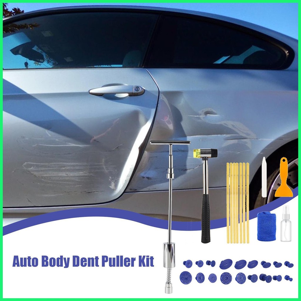รถ Body Dent Puller Kit 30X Auto Dent Repair เครื่องมือ T-Bar Dent ...