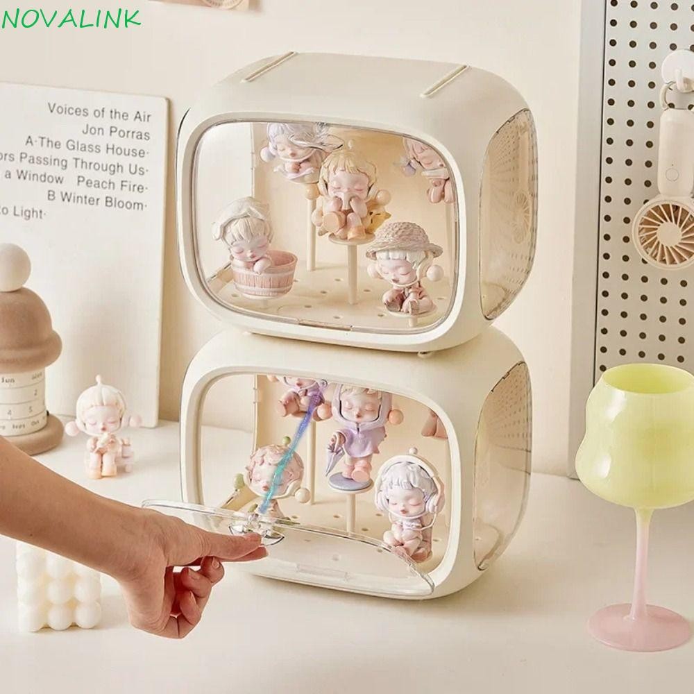 Novalink Popmart Storage Box Case,ติดผนังตัวเลขโปร่งใส,กรณีจัดระเบียบ ...