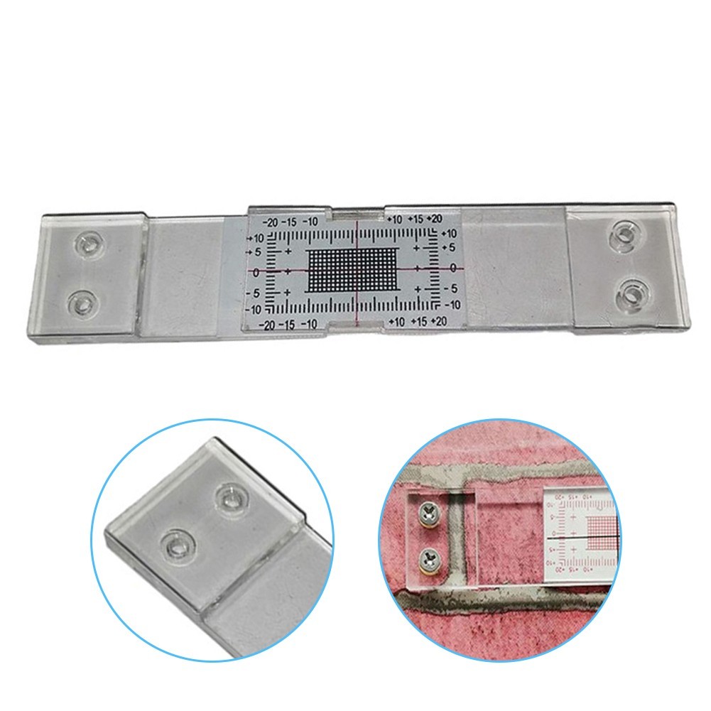 【Good】Acrylic Crack Gauge Intuitive Reading Vertical Crack Motion ...