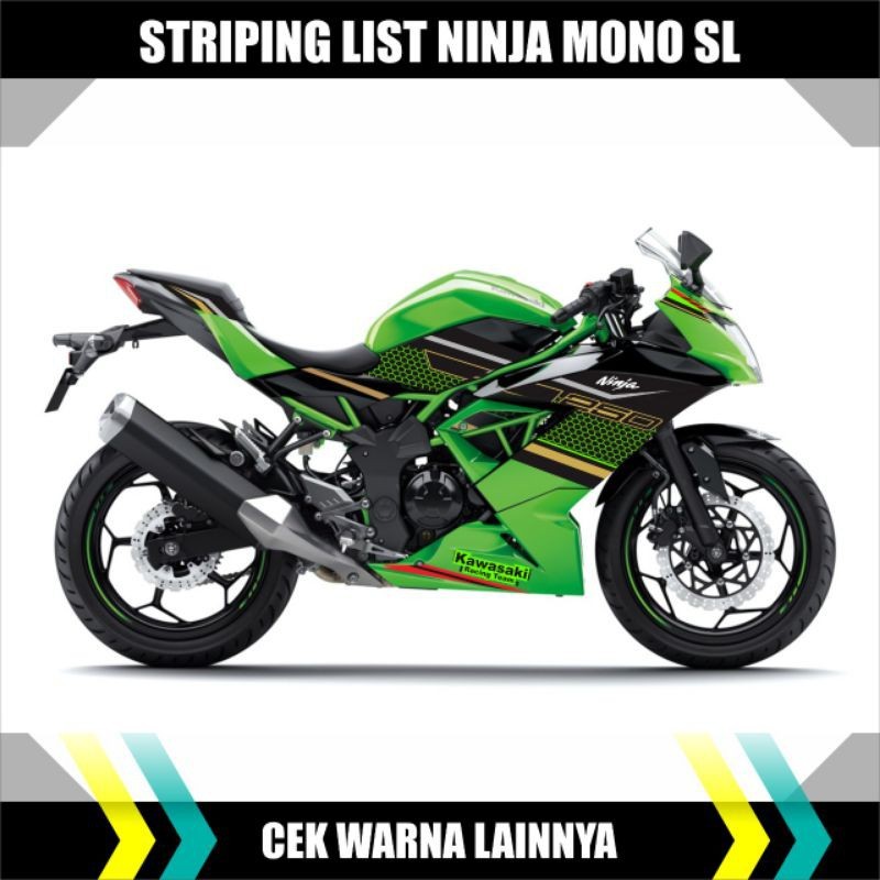 Kawasaki Ninja 250SL LIVERY KRT STRIPING / Kawasaki Ninja RR 250 ...