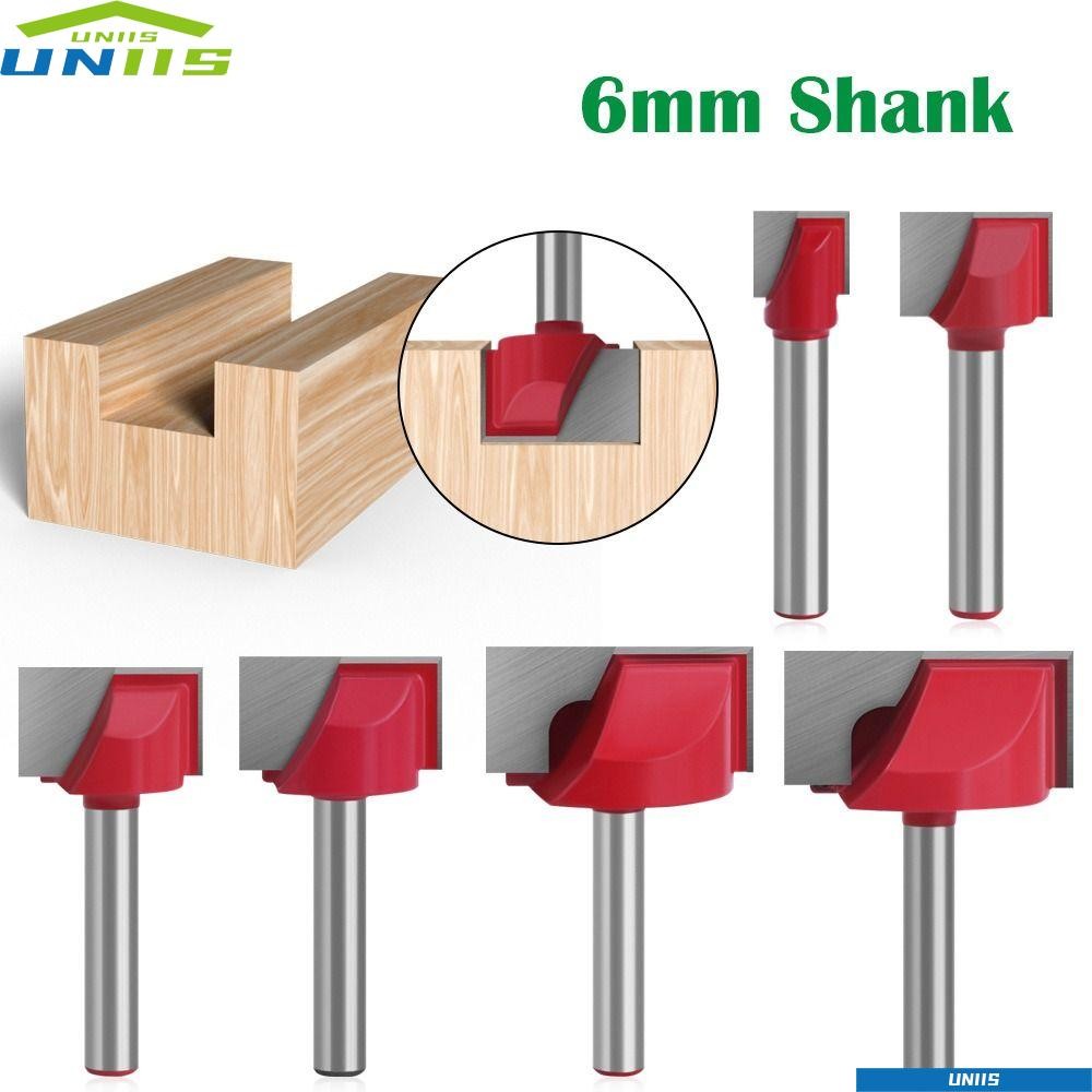 Uniis Router Bits 6 มม. Shank ทนทานเจาะบิตเครื่องมืองานไม้ | Shopee Thailand