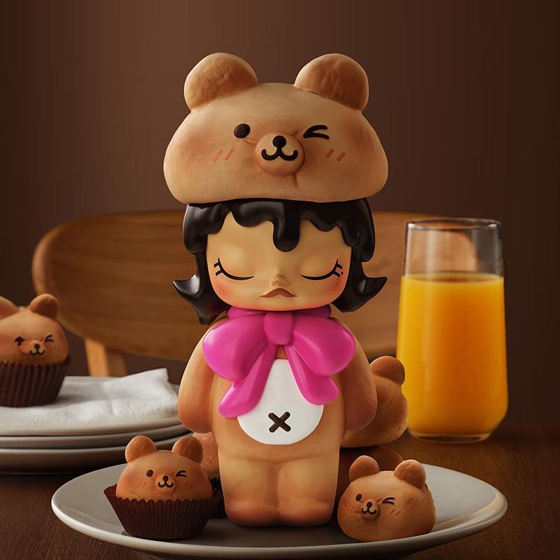 【secret】Popmart POPMART MOLLY Bread Head Series ของแท้ 100% Hand-Made ...