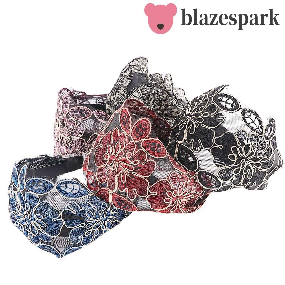 BLAZESPARK ยางรัดผมลายดอกไม้ สำหรับผู้หญิง สไตล์เกาหลีVintage ยุคหน้า Sommer | Shopee Thailand