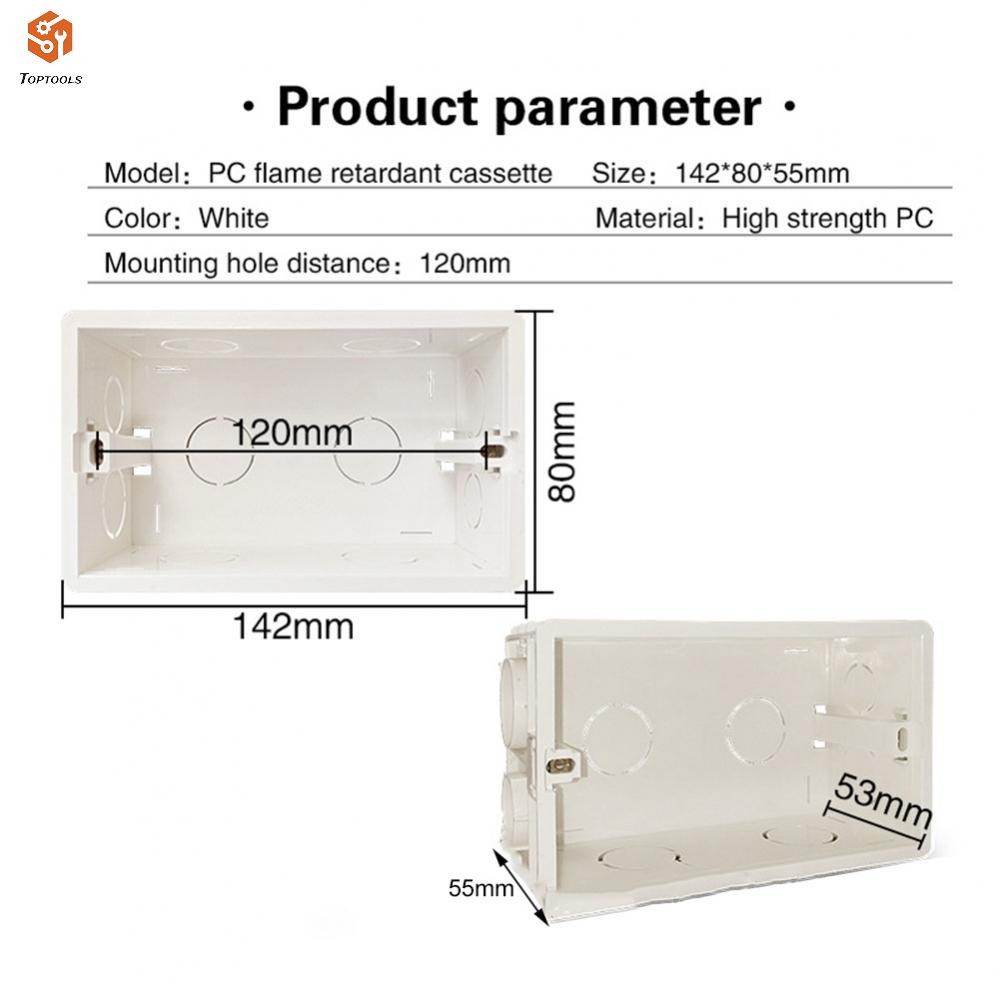 คุณภาพพรีเมี่ยม 1 Gang Surface Mount Box หลายจุดอินพุต/เอาต์พุต ...