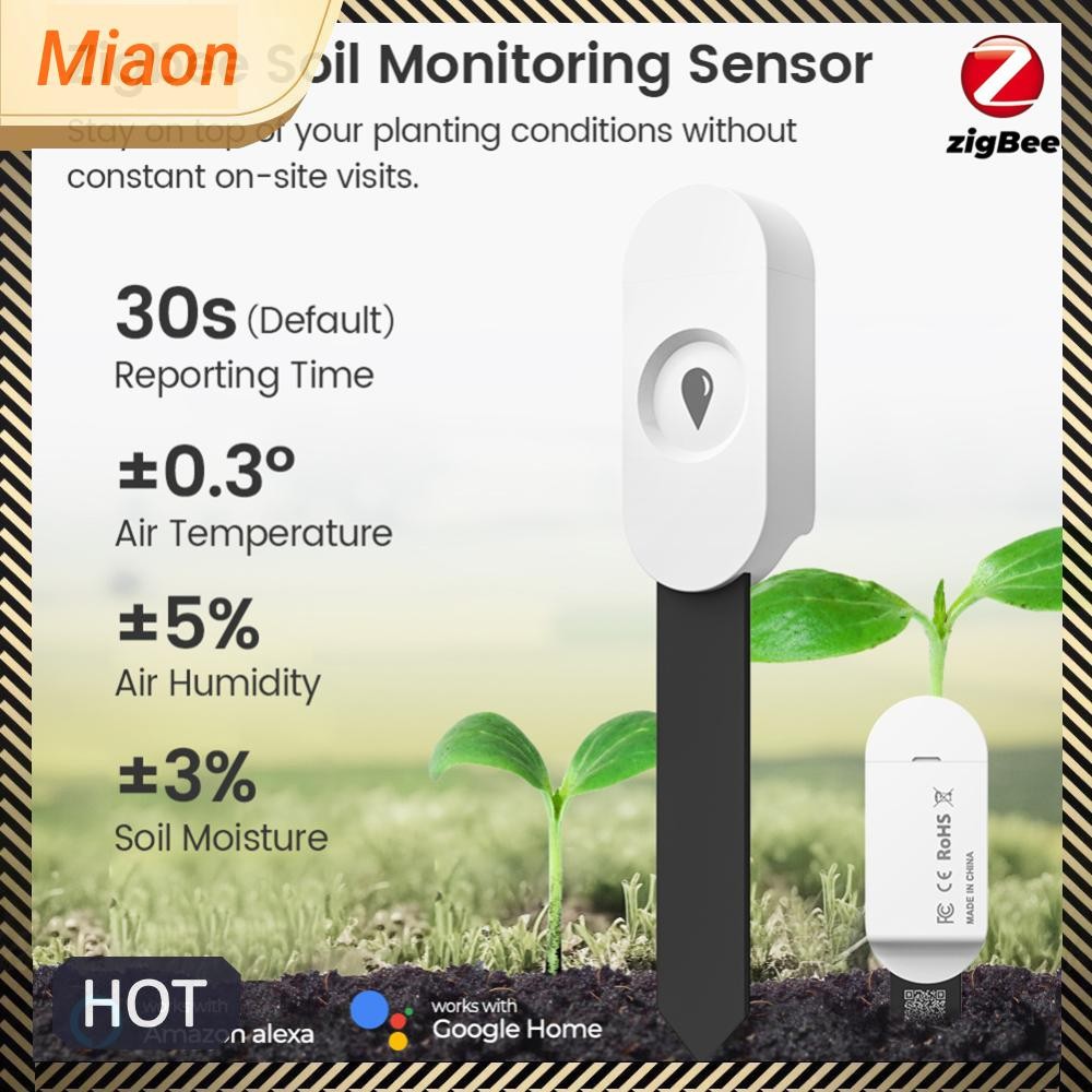 Zigbee Soil Moisture Sensor App การตรวจสอบระยะไกลเครื่องทดสอบอุณหภูมิ ...