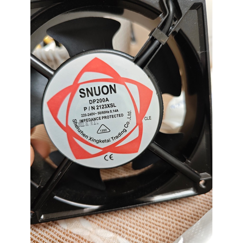 SUNON Jianzhun Axial Fan DP200A P/N2123XSL 220V ตู้พัดลมระบายความร้อนเงียบ 12 ซม. | Shopee Thailand