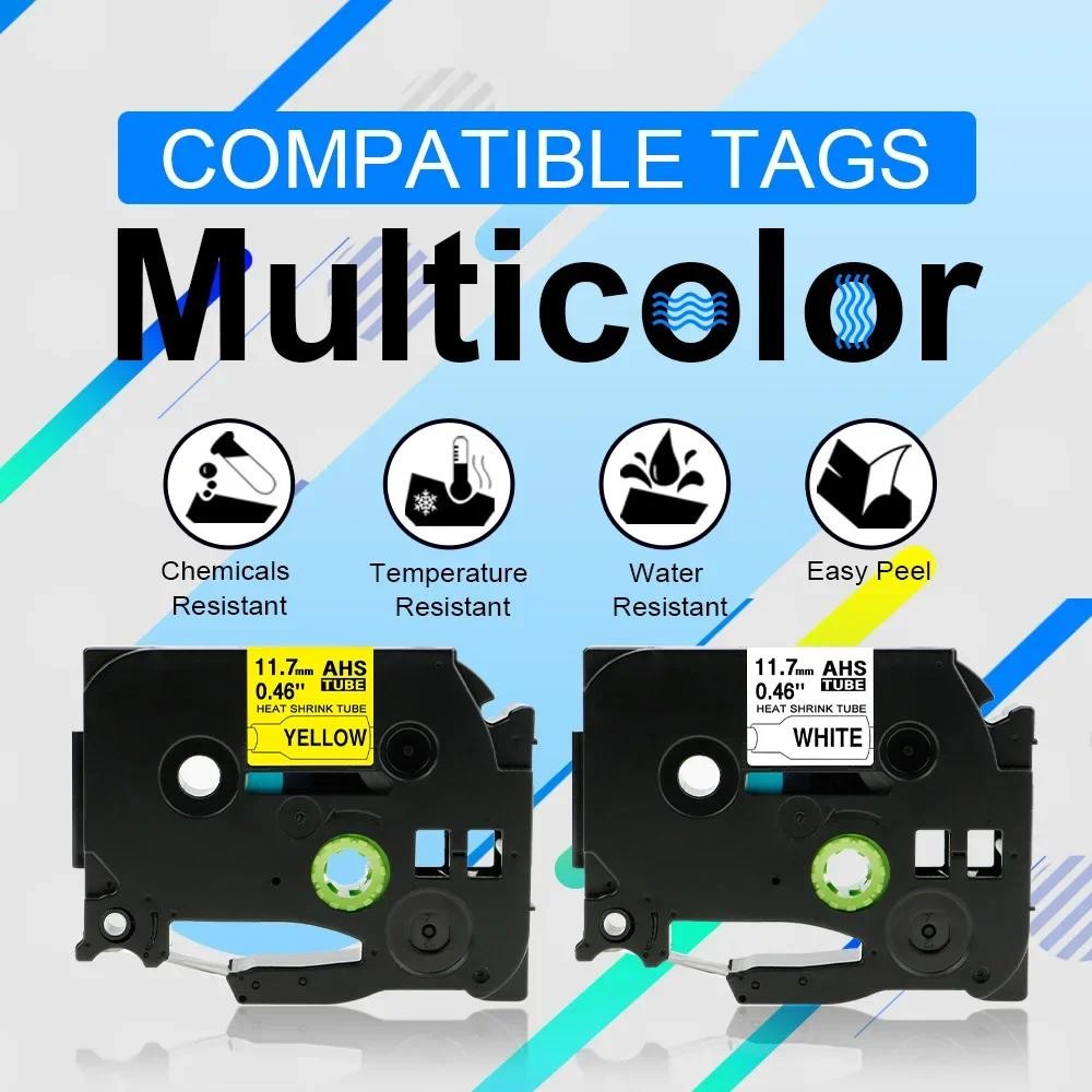 1PCS Hse-231 ท่อหดความร้อนสําหรับใช้งานร่วมกับ Brother P-touch PT-E550 ...