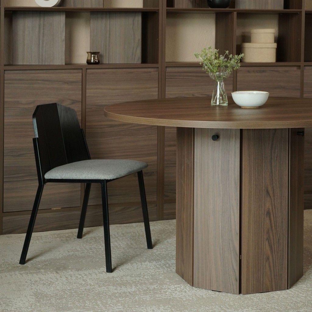 HARV โต๊ะกินข้าว BOLE Dining Table W120xD120xH75 รุ่น T122 | Shopee ...