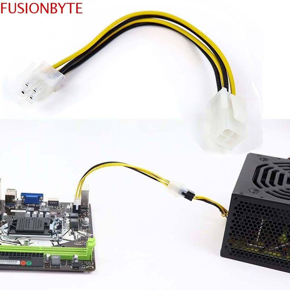 Fusionbyte แหล่งจ่ายไฟสายต่อ ATX สําหรับ PC CPU 4 Pin ชาย 4Pin หญิงสายไฟเชื่อมต่ออะแดปเตอร์ PSU ...