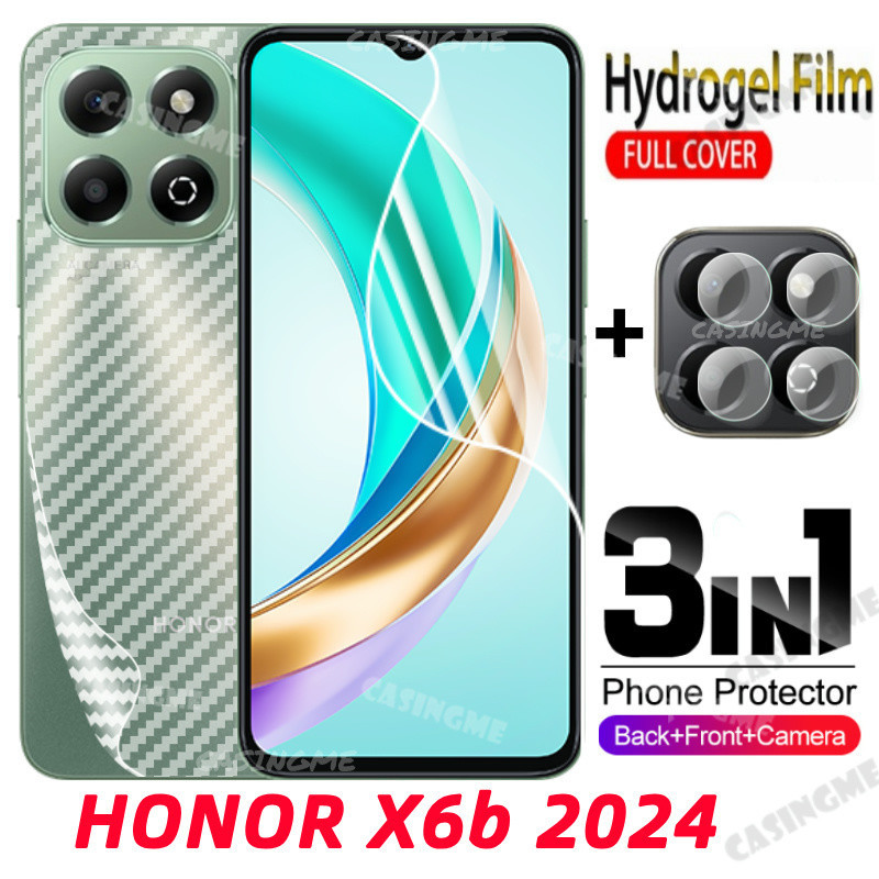 Honor X6b 2024 ด้านหน้าด้านหลังคลุมทั้งหมดป้องกันฟิล์มHydrogelสําหรับ ...