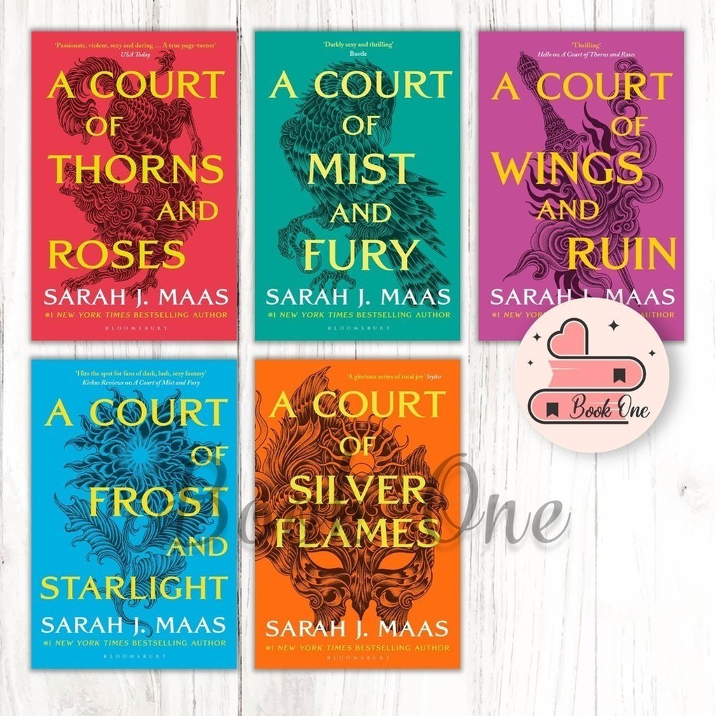A Court of Thorns and Roses (5 Books series) - Sarah J. มาส (อังกฤษ) | Shopee Thailand