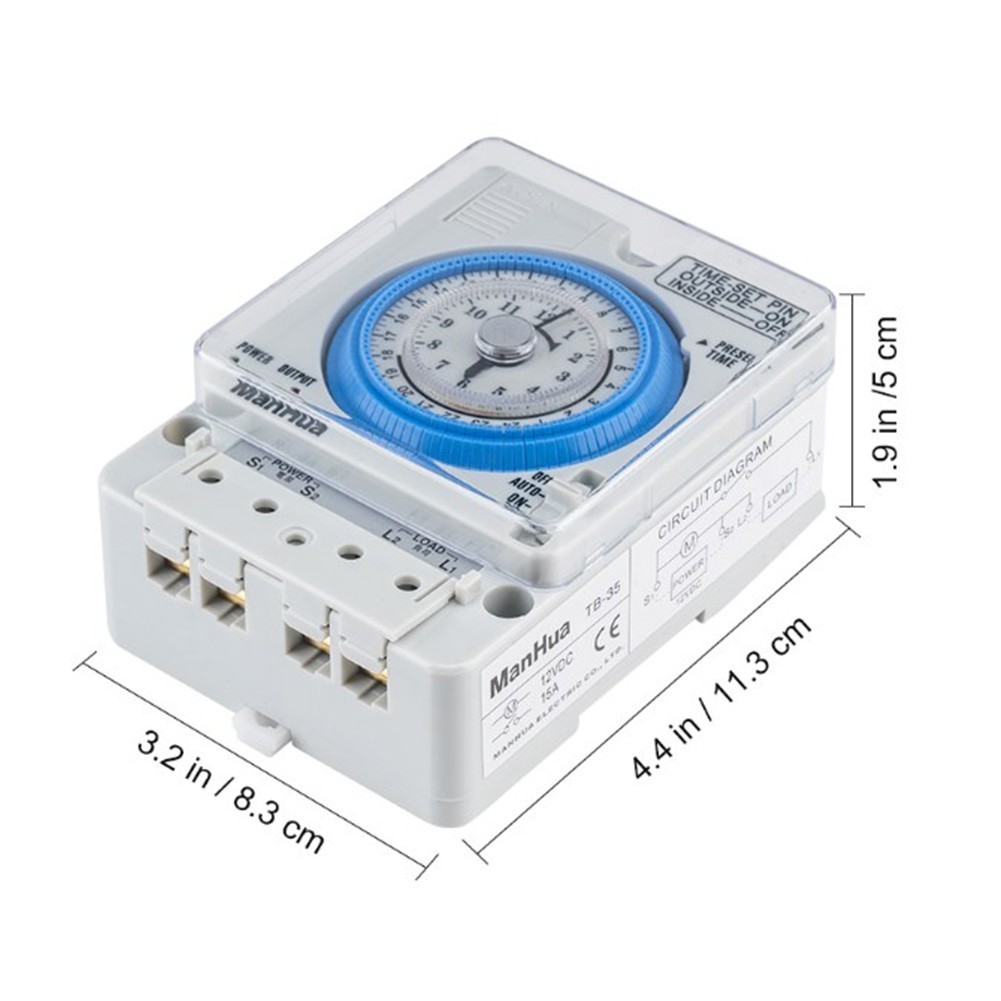 Digital Timer 100-240VAC Digital Timer Switch Mechanical Relay Timer ...