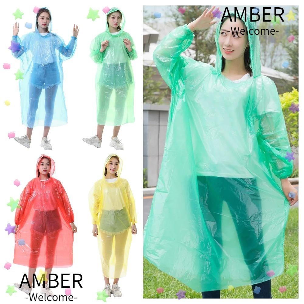 Amber เสื้อกันฝนแบบใช้แล้วทิ้ง, เสื้อกันฝน EVA แบบหนา, เสื้อกันฝนแบบ ...