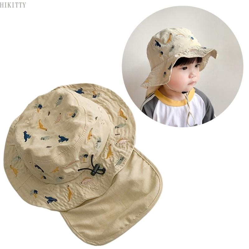 Hik Bucket Hat หมวกชาวประมงปักลายไดโนเสาร์ Sport Headwear พร้อมคอพนัง ...