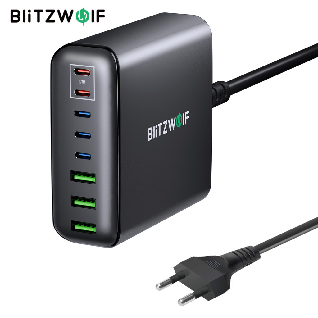 Blitzwolf® Bw-s26 250W 8-Port USB PD Charger 3USB-A+5USB-C PD3.0 QC3.0 ...