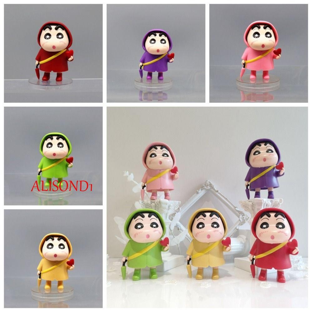Alisond1 เสื้อกันฝน Crayon Shin-Chan เครื่องประดับ, Miniatures สัตว์ ...
