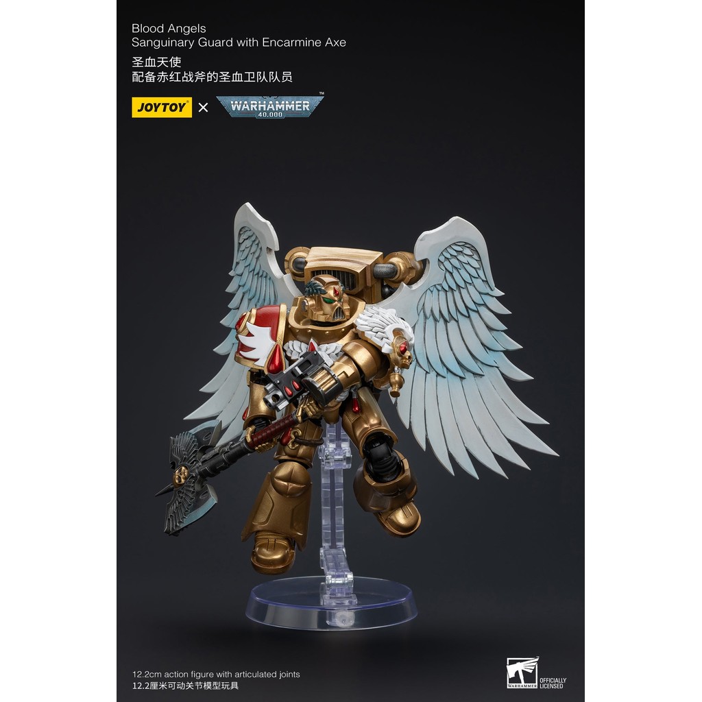 Blood Angels Sanguinary Guard with Encarmine Ax - Warhammer 40K Action ...