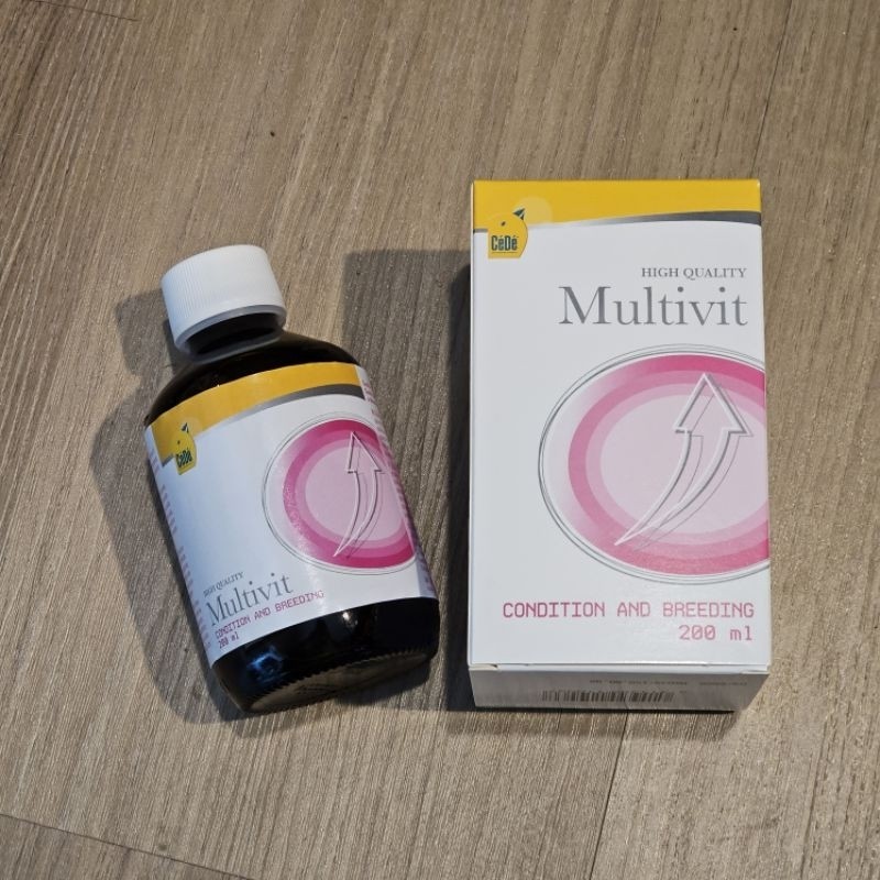 Cede Multivit วิตามินนก วิตามินรวมสูตรเข้มข้น ผลิตมาให้ใช้สำหรับนกโดยตรง ในรูปของน้ำ | Shopee ...
