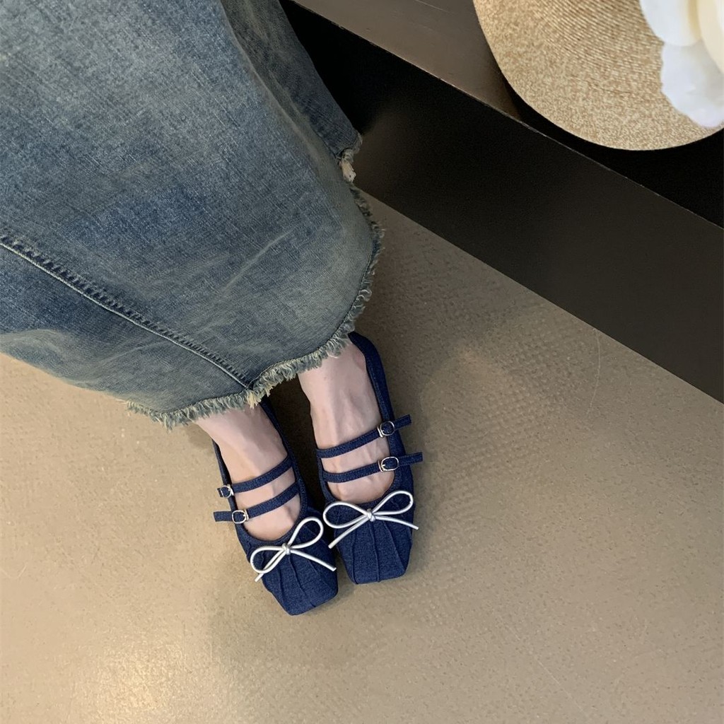 Soft Sole Boat Shoes Soft Sole Peas Shoes Casual Gentle New Style Bow ...