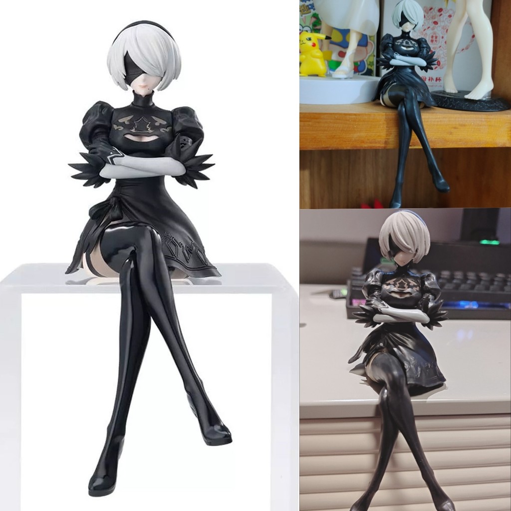Nier:automata Ver 1.1a 2B (YoRHa No.2 Type B) Noodle Stopper Figure 15cm NieR ของเล่นศิลปะโมเดล ...