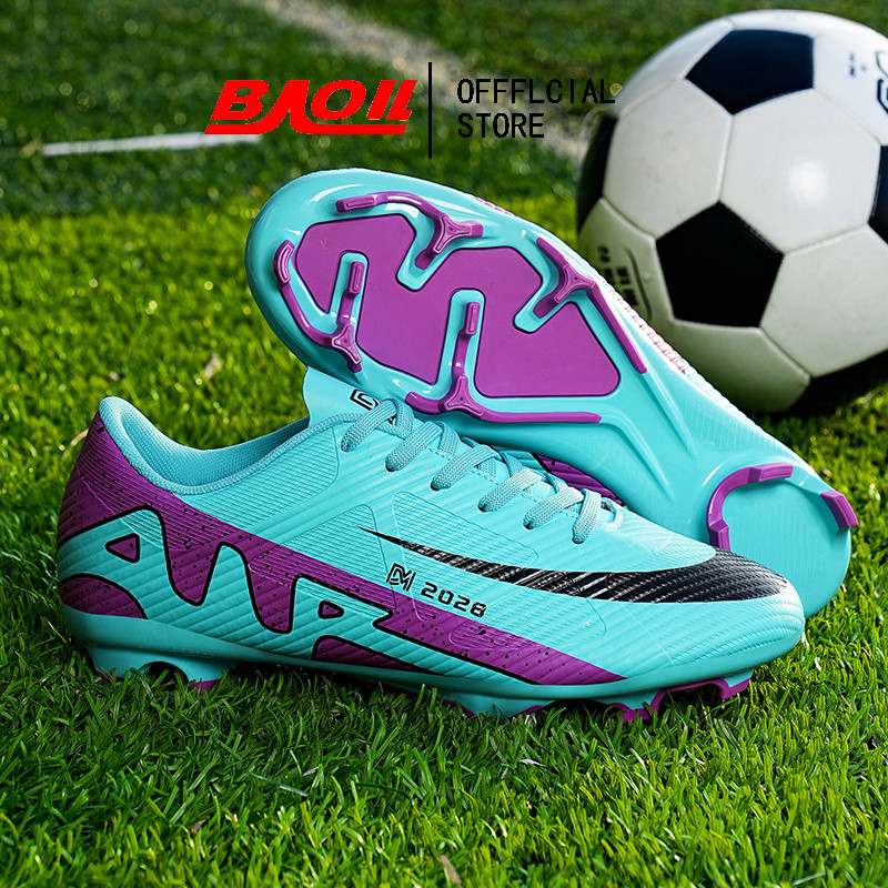 BAOIL-⚡COD⚡ size35-44 จัดส่งในกรุงเทพฯ FG รองเท้าสตั๊ด รองเท้าฟุตบอล ...