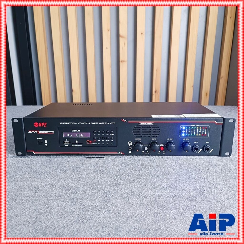 เครื่องบันทึกเสียง NPE DPR020FM DIGITAL PLAY RECORD เครื่องบันทึก DPR 020 FM DPR020 FM เครื่อง ...
