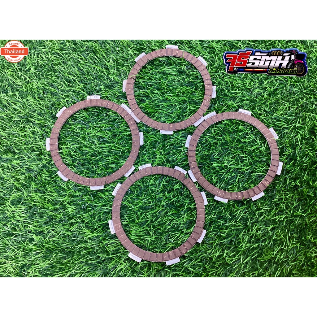 แผ่นครัช Dash LS Nova Sonic CBR Beat Wave100-110เก่า เนื้อแดง เกรดพรี ...