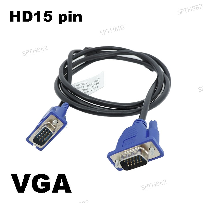 VGA Extension Cable HD 3+6 ชาย 15PIN สายไฟทองแดง Core สําหรับ PC ...