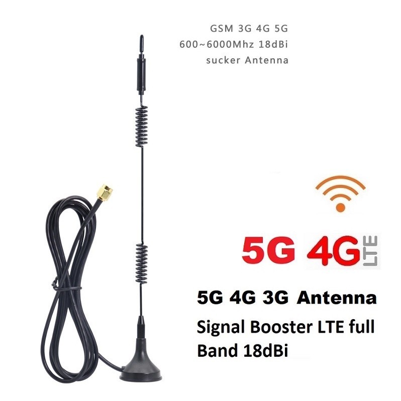 เสาอากาศ 5G 4G 3G SMA Port Router Signal Booster LTE full Band 700 ...