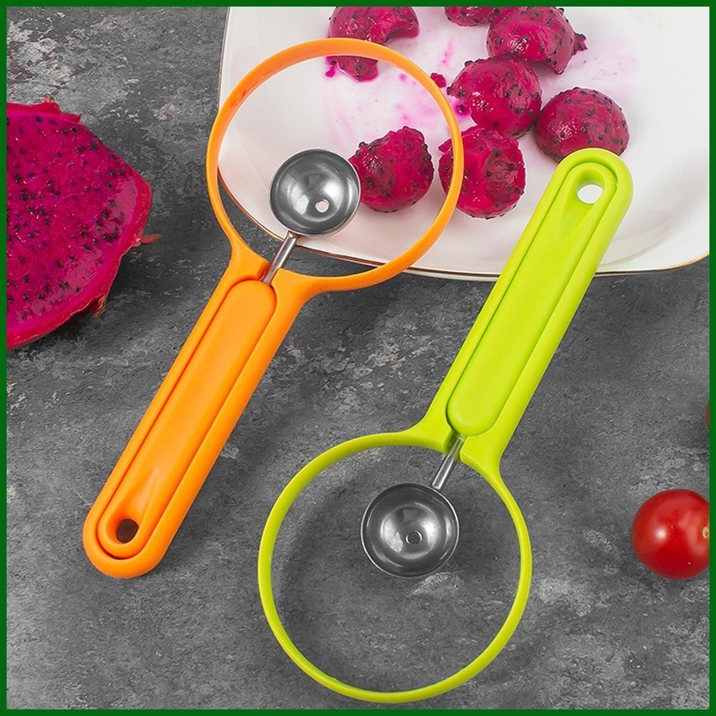 แตงโม Baller 2 in 1 สแตนเลสสตีลผลไม้ Scooper Dig Pulp Separator แตงโม ...