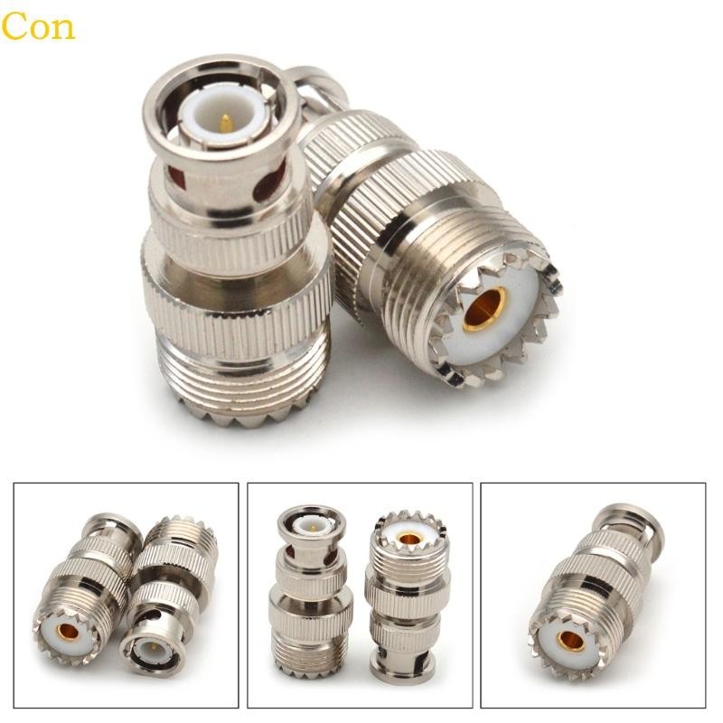 Con UHF PL259 SO239 ถึง BNC แจ็คปลั๊กตัวผู้ RF ตัวแปลงขั้วต่ออะแดปเตอร์โคแอกเซียล | Shopee Thailand