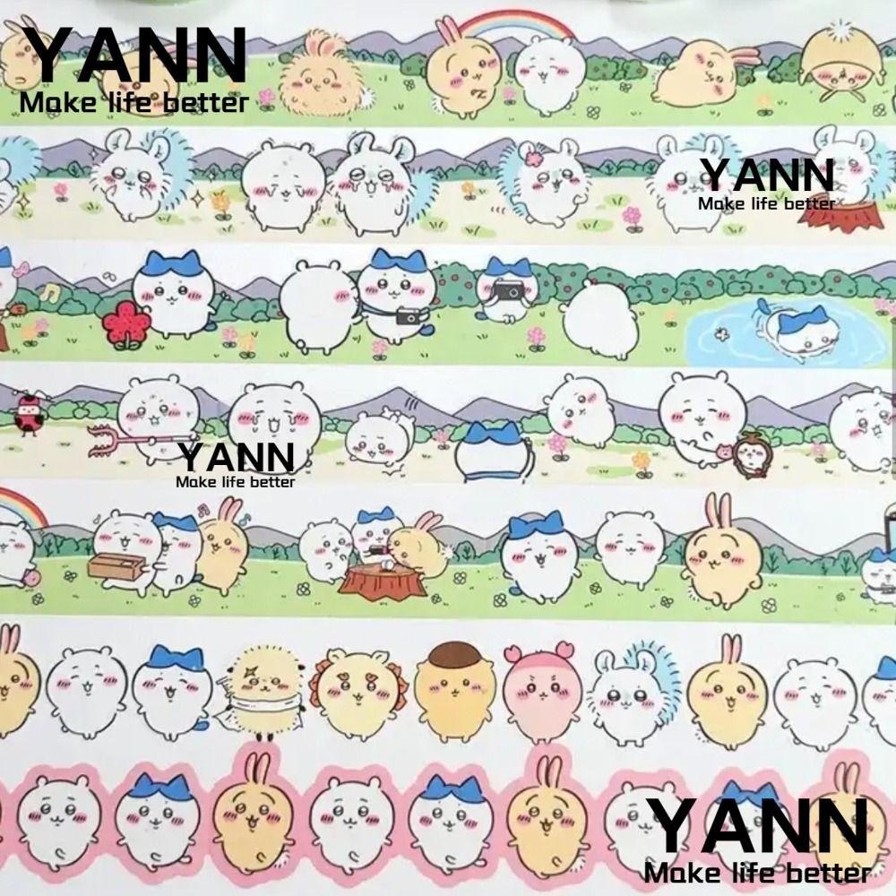Yann1 เทปวาชิ แมว กระต่าย Wusaqi, Xiaoba, Jiyi เทปรูปทรงพิเศษ นวนิยาย ...
