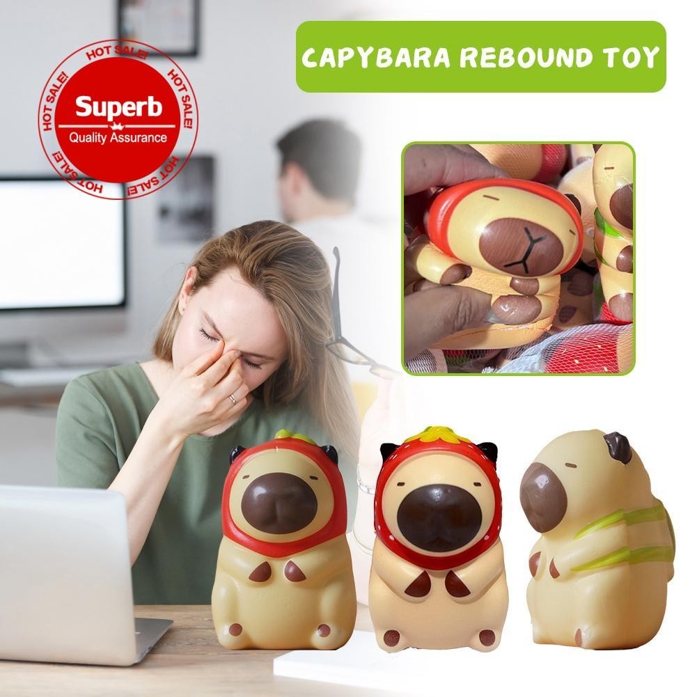 Capybara ช้า Rebound ของเล่นบีบ Decompression Vent ของเล่นบรรเทาตุ๊กตา ...