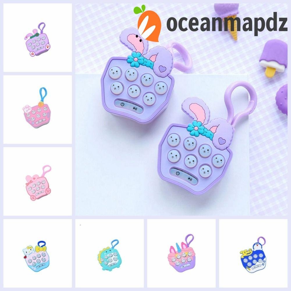 Oceanmapdz Mini Whack-a-mole เกมคอนโซล,พร้อมพวงกุญแจ Retro Mini คอนโซลพวงกุญแจ,พวงกุญแจ Hand-in ...