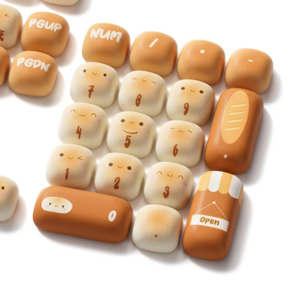 ขนมปัง Paradise Keycap MOG โปรไฟล์ 139 คีย์ PBT ห้าด้าน Dye Sublimation ...
