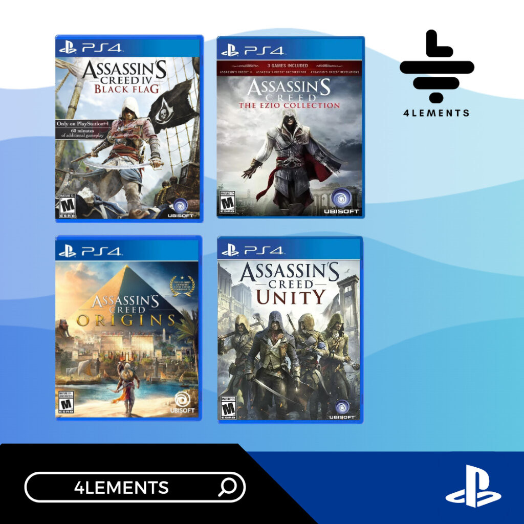 (พร้อมส่ง) PS4 ASSASSIN'S CREED COLLECTION (GAME) (มือ1) | Shopee Thailand