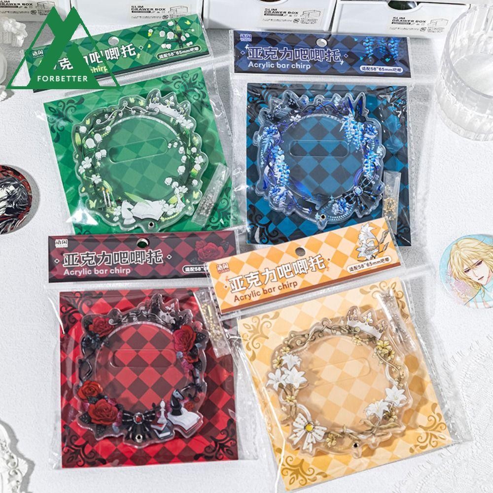 Forbetter อะนิเมะผู้ถือป้าย,ป้าย Protector Clear Pins ฐานแสดง, Kawaii ...