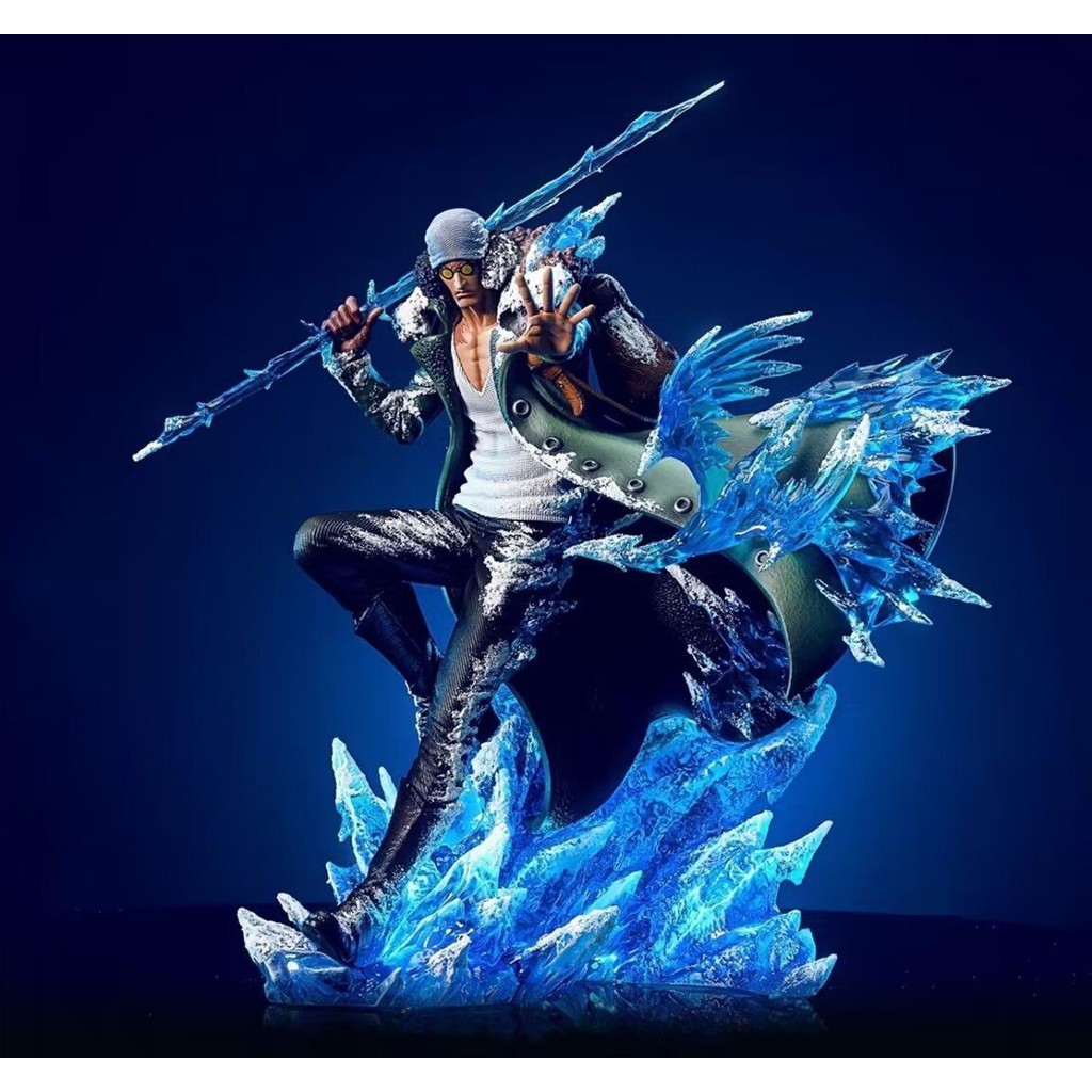 One Piece Rebel Aokiji ฉากรูปปั้น Double-Headed Eagle Luminous Figure ...