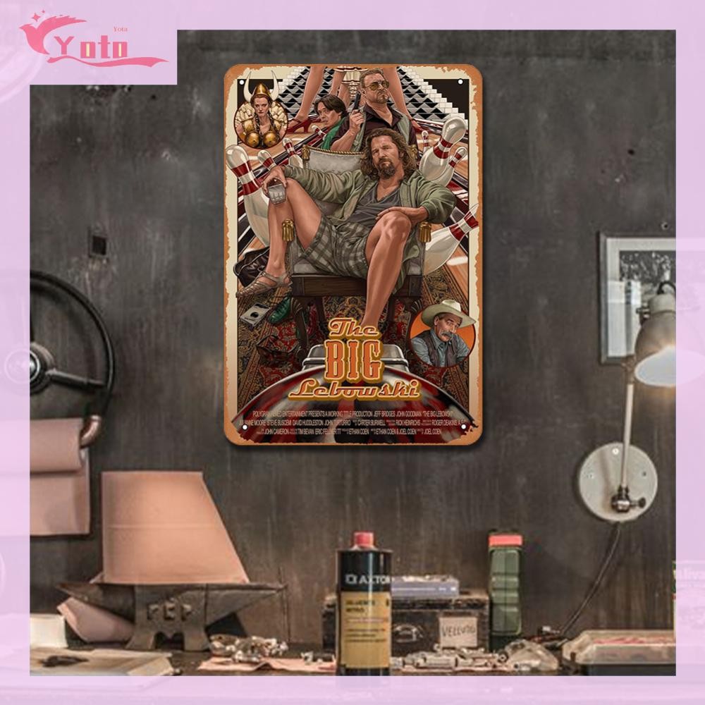 [Yotable.th] Vintage Metal The Big Lebowski Tin Sign รูป ...