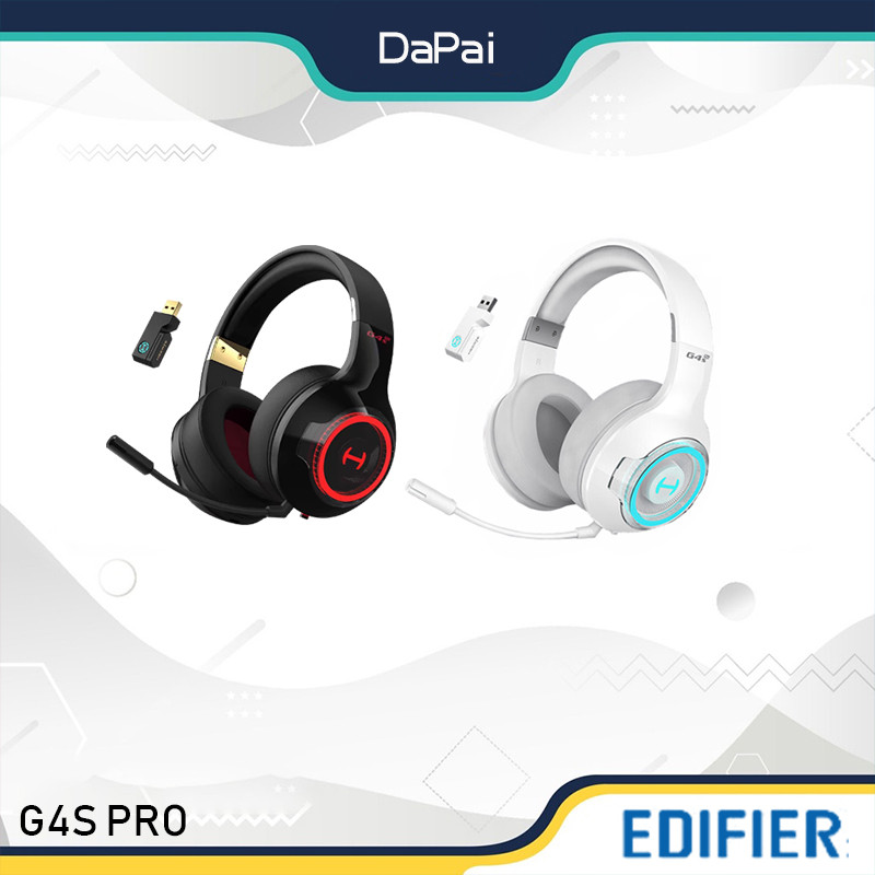 Edifier G4S PRO หูฟังบลูทูธไร้สายแบบติดหัวพร้อมเกมคอมพิวเตอร์และหูฟัง Esports | Shopee Thailand