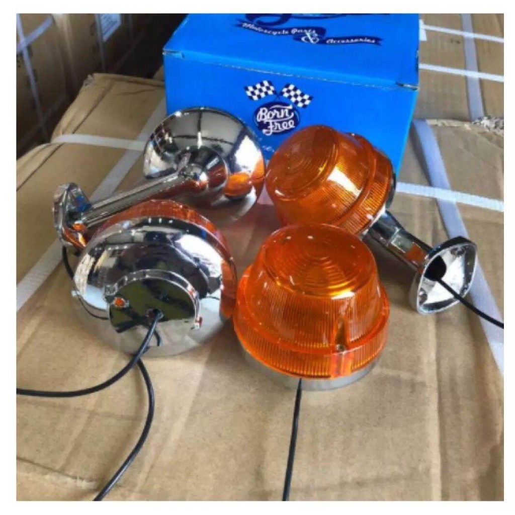 HONDA C70 ไฟเลี้ยว RETING SEN LIGHTS SET FRONT REAR BRON ฟรี | Shopee ...