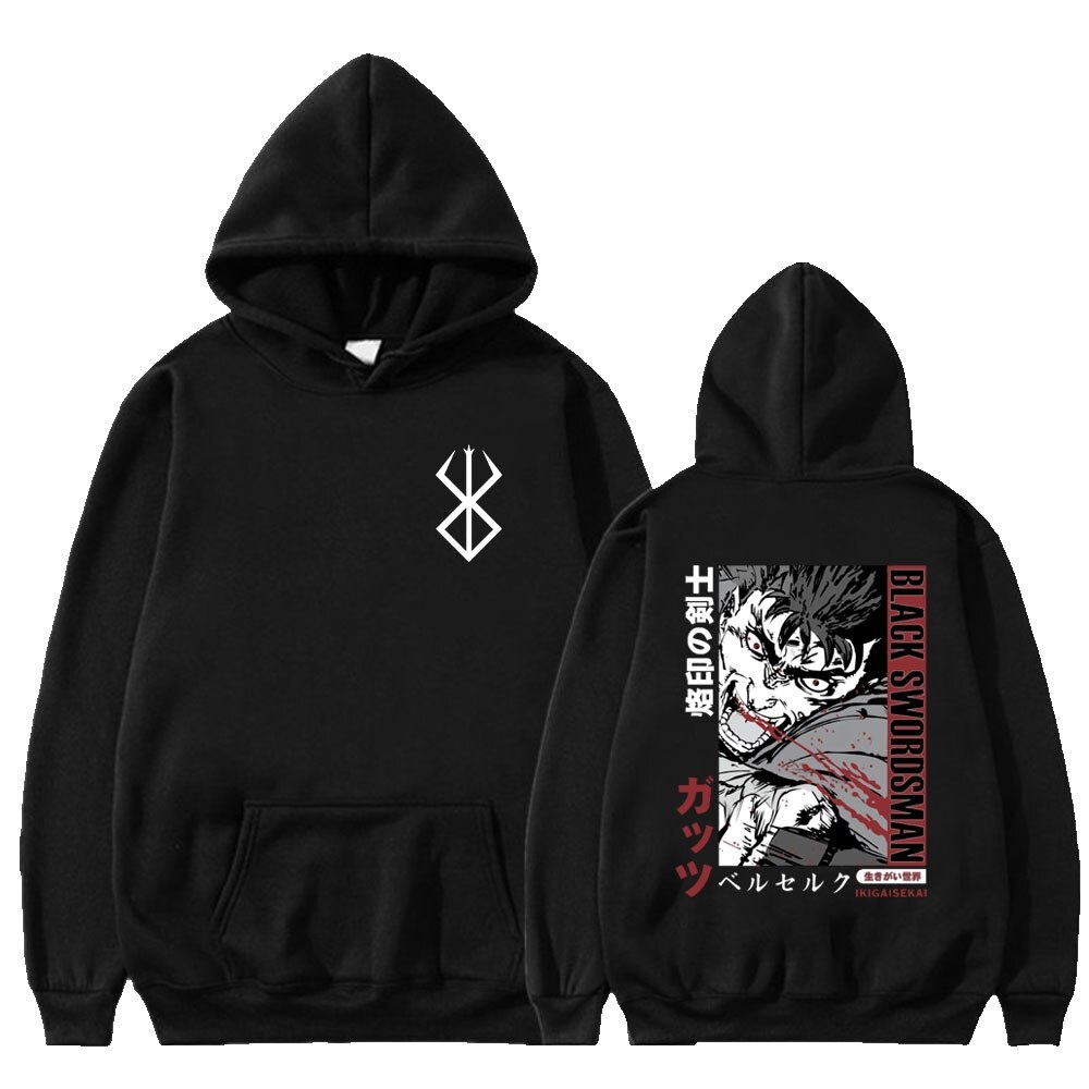 เสื้อยืด Anime Berserk Guts Hoodie Swordsman Casca Sacrifice Zodd ...