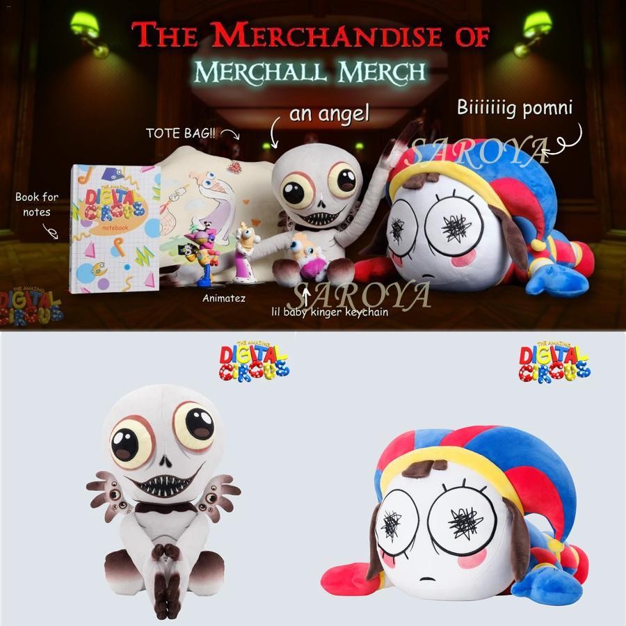 The Amazing Digital Circus Big Pomni Plush /Angel Plush Doll ของขวัญฮา ...