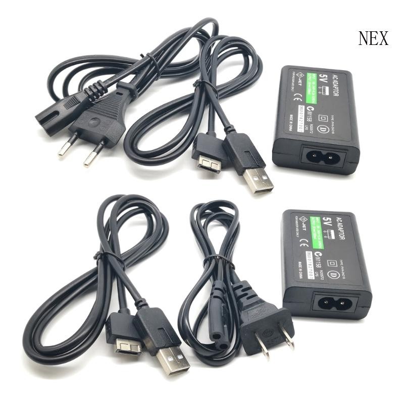 NEX เข้ากันได้กับเกมคอนโซลเครื่องชาร์จ AC-Adapter Home Wall Charger ...