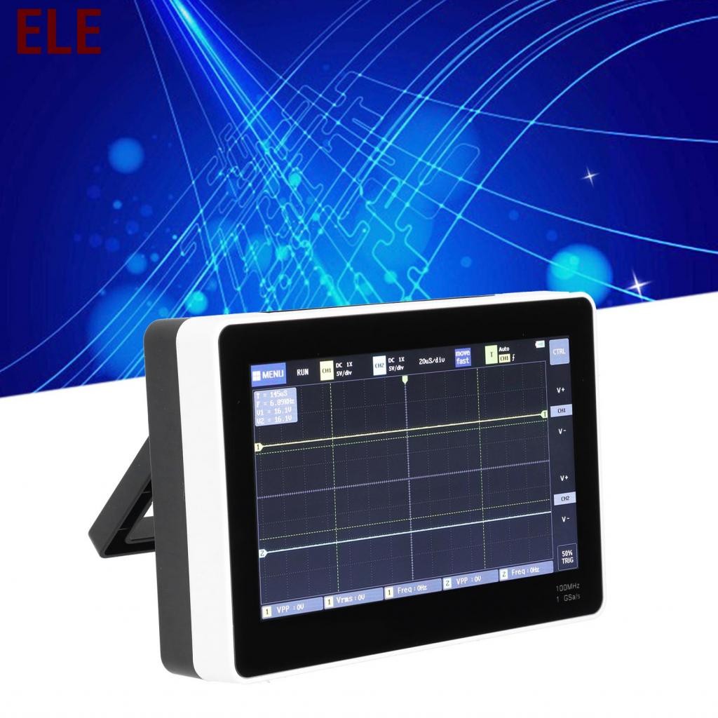 ELE ผู้บริโภค Digital Oscilloscopes 2 ช่อง USB Touchscreen Oscilloscope ...